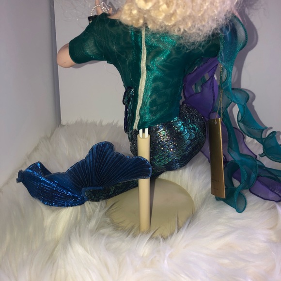 Franklin Mint | Toys | Franklin Mint Mermaid Porcelain Doll | Poshmark